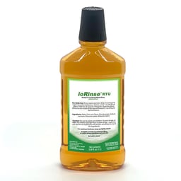ioRinse RTU Ready-To-Use Mouth Rinse, Green Apple Flavor, 33.8 Oz. (1 L ...