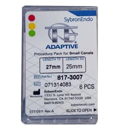 TF Adaptive SybronEndo Files Procedure Pack Small 27mm Length 6 pack ...