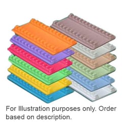 Plasdent Instrument Mat - Large, Gray 7-1/2" x 4", 12 Instruments ...