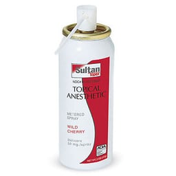 Topex Topical Anesthetic Metered Spray. Wild Cherry flavor, Benzocaine ...