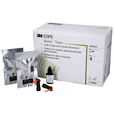 Ketac Nano Trial Kit, Quick Mix Capsules. Light-Curing Glass Ionomer ...
