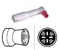 AllPro Prophy Angle with Hot Pink, Ultra Soft, Square Ribbed & Webbed ...