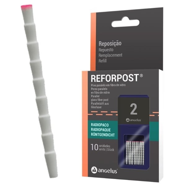 Reforpost Glass fiber parallel intraradicular post with conical tip ...