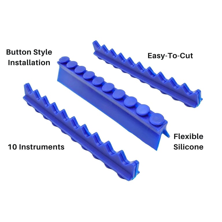 Artman Instruments Replacement Silicone Strips, Blue, 3/Pk | Net32
