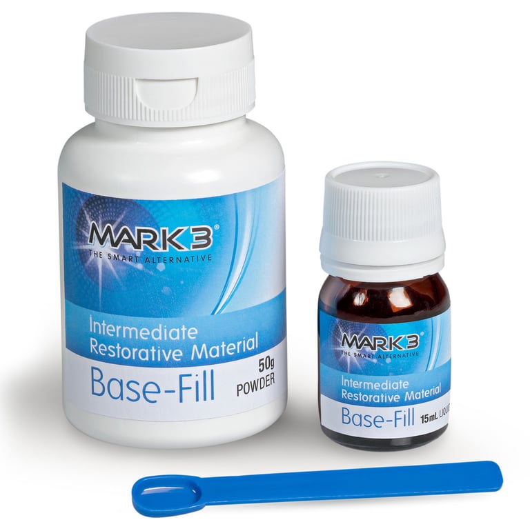 MARK3 Base-Fill Reinforced Z.O.E. Cement (IRM) 50 g Powder 15 mL Liquid ...
