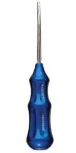 EAZ Out 3.5mm Curved Elevator, Blue Handle, Curved down for lower ...