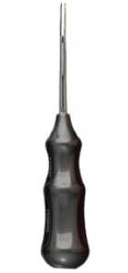 EAZ Out 3.0 mm Flyer Elevator, Gray Handle, Bayonet bend for upper ...