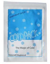Coldstar Single-Use Instant Non-insulated Cold Packs, Junior 5" x 7 ...