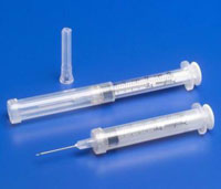 Monoject 3cc Safety Syringe, 22 gauge x 1", Bold Graduations 0.1cc ...