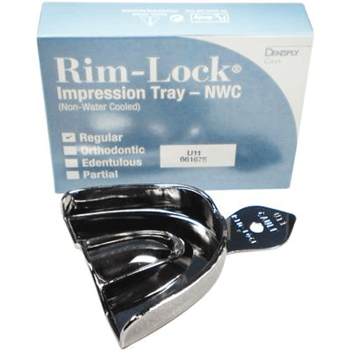 Rim-Lock #U11 Upper Full-Arch Solid Metal Impression Tray, 1/Pk | Net32