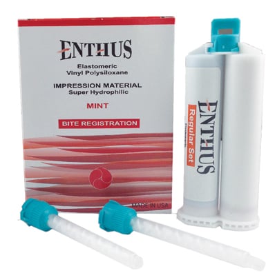 Enthus VPS Bite Registration Material, NON Flavored, Fast Set, Super ...