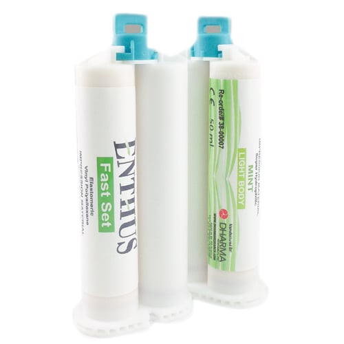 Enthus Monophase Fast Set 100x50ml cartridges vinyl polysiloxane ...