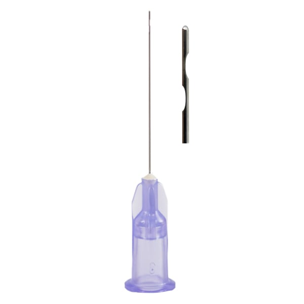 Calasept Irrigation Needles 31G, Violet, 40/Pk. Double side vent for ...