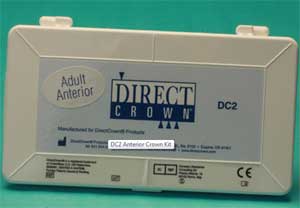 DirectCrown DC2 Anterior Crown Kit - Crowns Only, Kit of 24 crowns | Net32