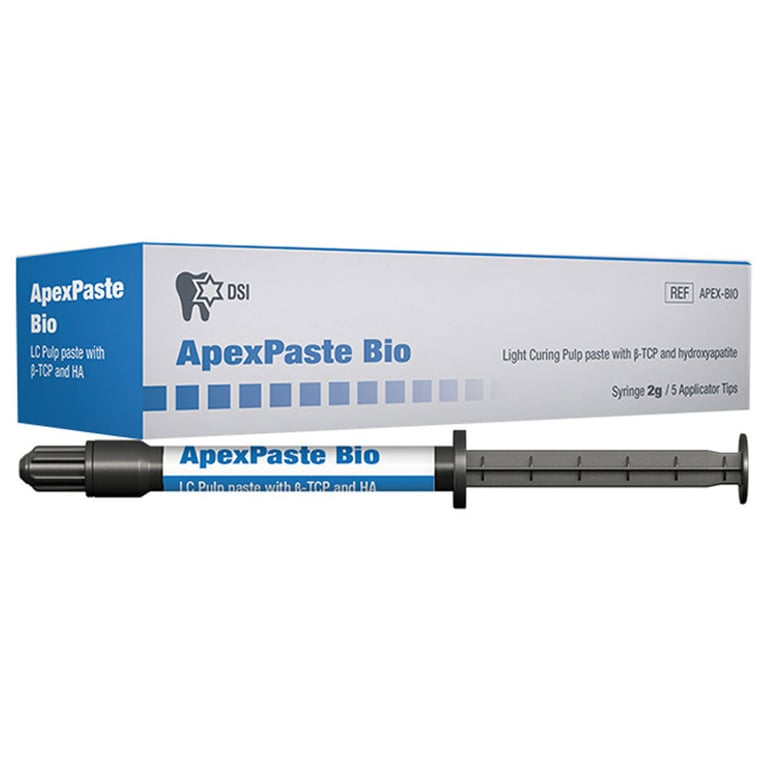 ApexPaste Bio Light-Curing Pulp Paste with Beta-TCP and HA, 2 g Syringe ...