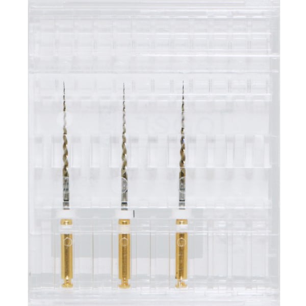 Taper Gold Endodontic File 25mm-s.2, 3/Pk. Tip Ø19/0.04%~0.08% Taper ...