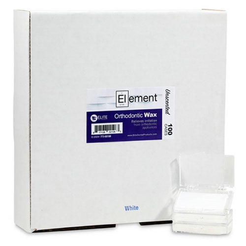 Element Orthodontic Wax - Unscented - 100/Pk. Adheres to orthodontic ...