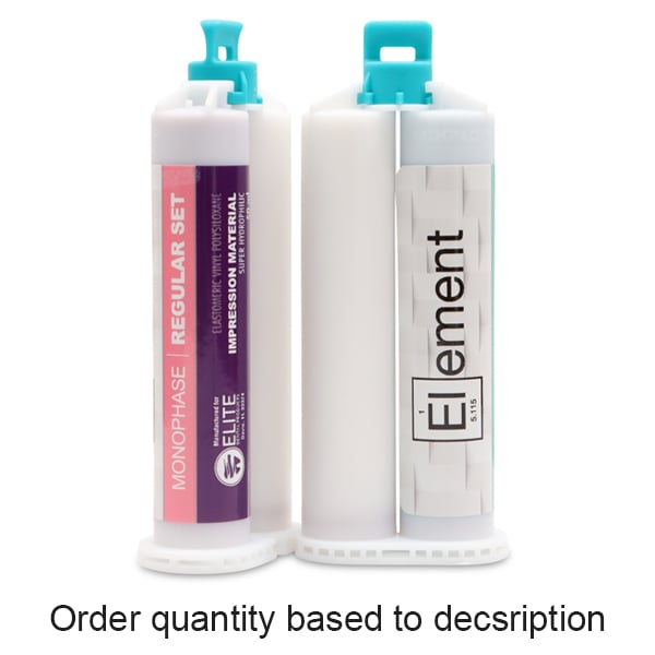 Element Monophase, Regular Set VPS Impression Material, Case of 100 x ...