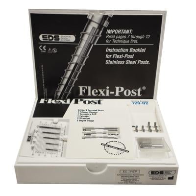 Flexi-Post blue #2 stainless steel post standard kit, containing 10 ...