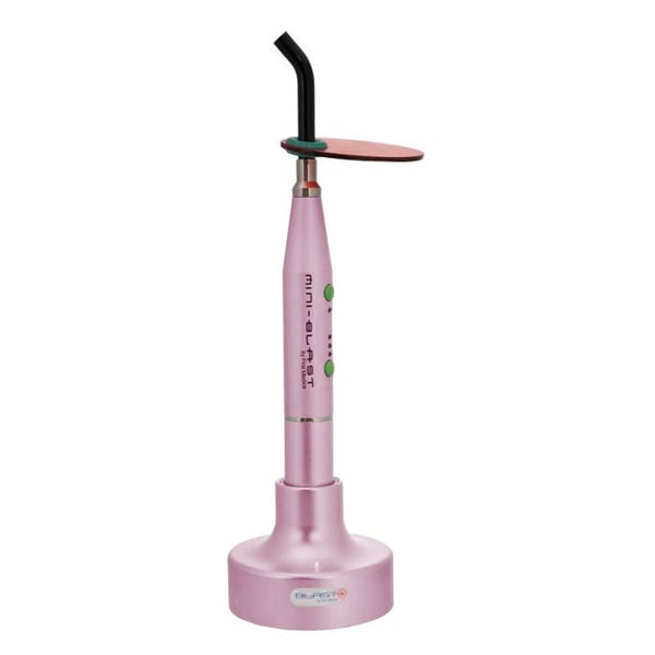 Mini-Blast LED Curing Light - Pink - Wand Style - High Power, 5 seconds ...