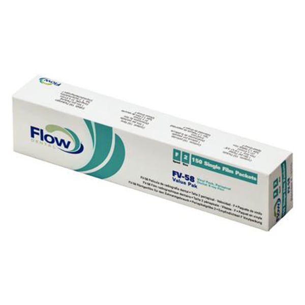 Flow Xpress FV-58 F Speed X-Ray Intraoral film #2, in a 1-film vinyl ...