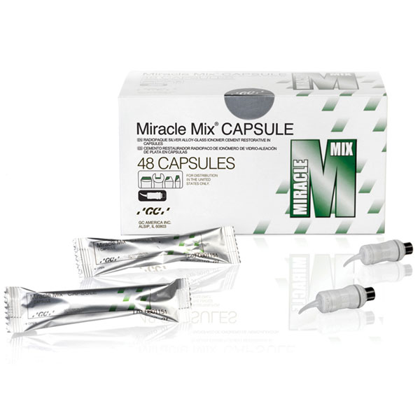 Miracle Mix 48-Capsule Package. Self-Cure Metal Reinforced Crown and ...