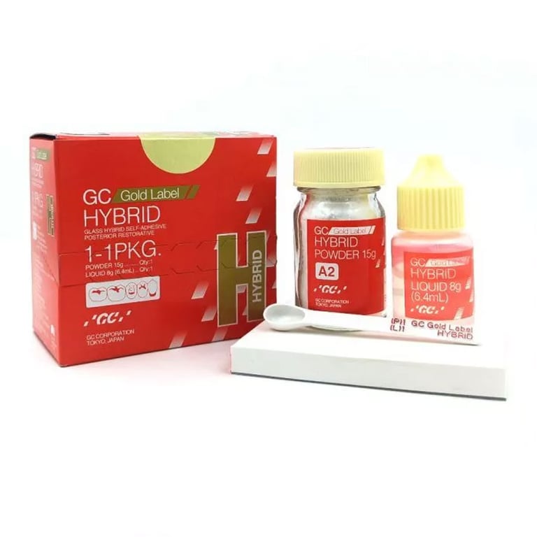 GC Gold Label Hybrid EXPORT PACKAGE Shade A2, 1-1 Package, 15 Gm Powder ...