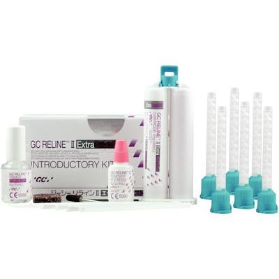 GC Reline II Intro Kit - Ultra Soft. Vinyl polysiloxane, soft relining ...