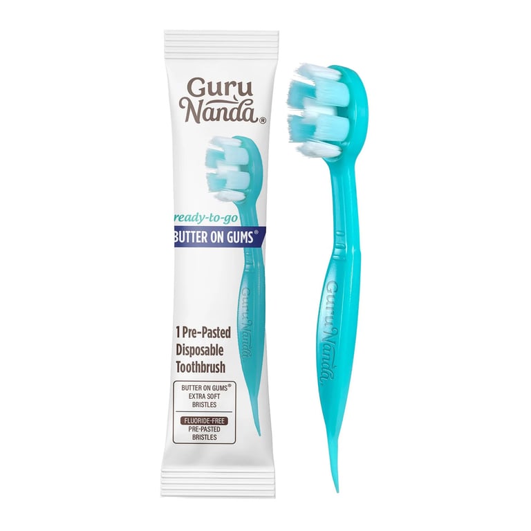 toothbrush with toothpaste disposable