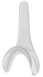 Hu-Friedy Clear plastic adult size lip and cheek retractor with long ...