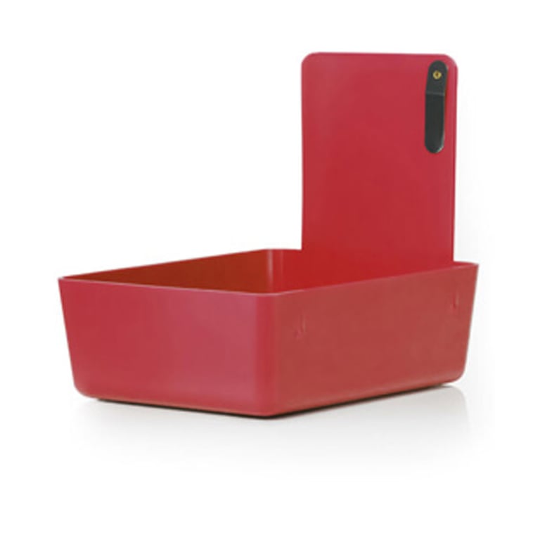 iSmile Lab Pan with Metal Clip, 7" x 5" x 2-1/2", Red, Single Pan | Net32