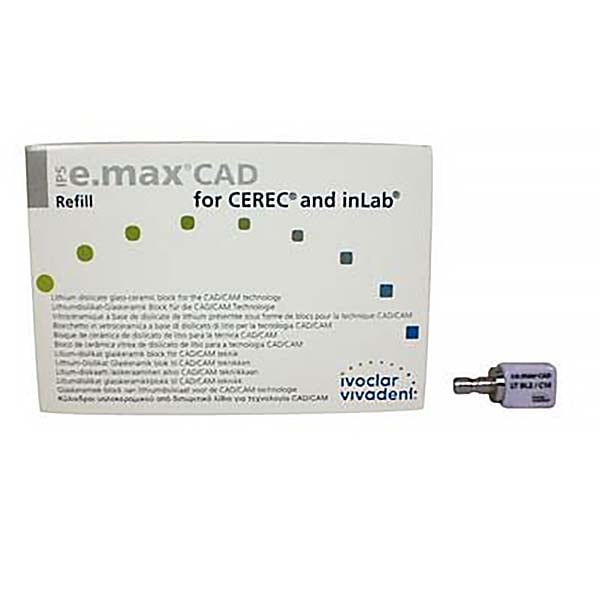 IPS e.max CAD for cerec LT Block, Shade BL2 Size C14 5/Pk | Net32
