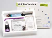 Multilink Implant System Pack, Transparent, An Self-Cure Adhesive ...