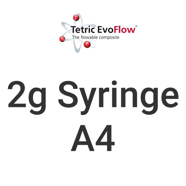 Tetric EvoFlow A4 - 2g Syringe - Flowable Composite | Net32