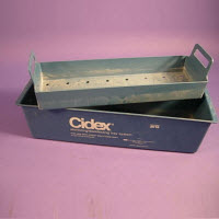 Cidex Blue 20" x 7" x 5" Soaking Tray with Perforated Inner Liner | Net32