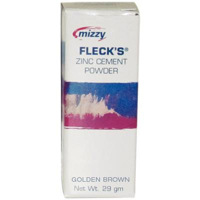 Fleck's self-cure Golden Brown zinc phosphate cement Powder, 29 Gm ...