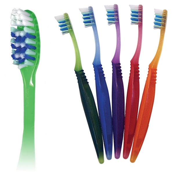 415 maxEffect Compact Head Feather Soft Toothbrush, 34 Tufts, Cello ...