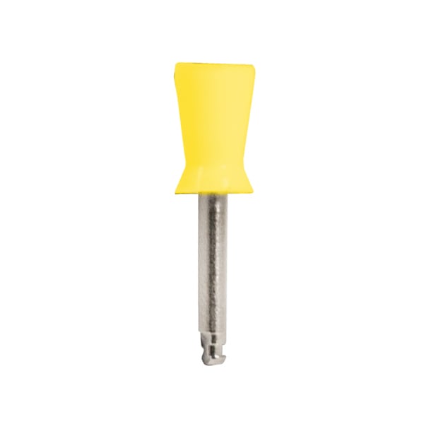 ipana Latch Type Prophy Cup, Yellow X-Soft, Metal Shank, 144/Box | Net32