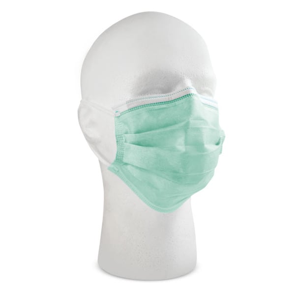 maxill Plus, Earloop Style, Procedural Mask, Classic, Green, 50/Bx | Net32