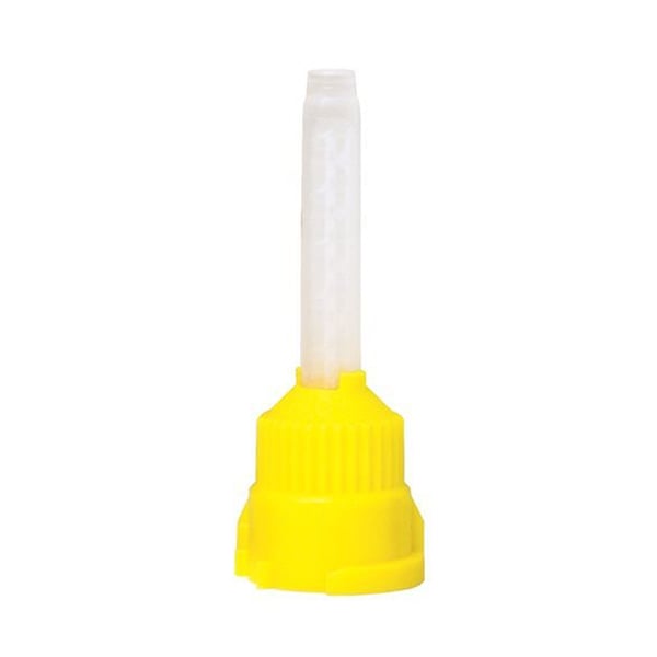 MIXPAC T-Mixer Mixing Tips, 30 mm, 1:1 Ratio, Yellow, 48/Bag | Net32