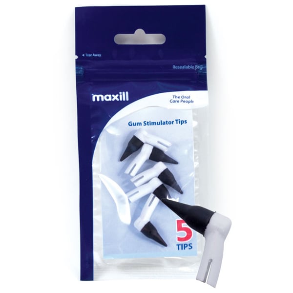PerioX Complete Detachable Gum Stimulator Heads, 5 per Resealable Bag ...