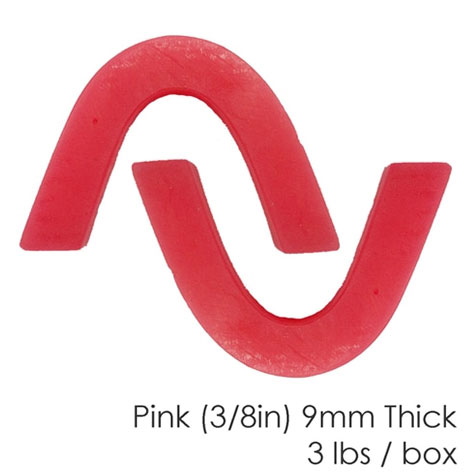 BesQual Bite Blocks - Pink 3/8" 100/Pk. Pre-shaped U blocks that can be ...