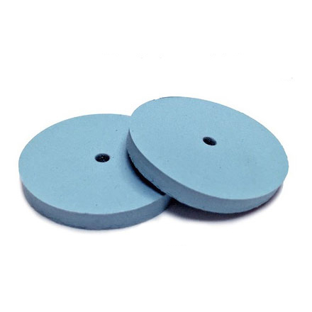 Meta Silicone Rubber Polishers - Fine Blue High Luster Wheel (22mm x ...