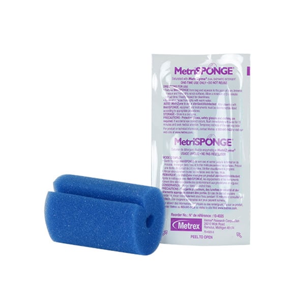 MetriSponge Dual Enzymatic Detergent Pre-Saturated with MetriZyme ...