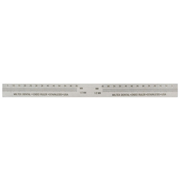 Miltex Endo Ruler 6", Stainless Steel | Net32