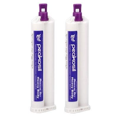 Peakosil Heavy Body, Regular Set, 2 - 50 ml Cartridges. VPS Impression ...