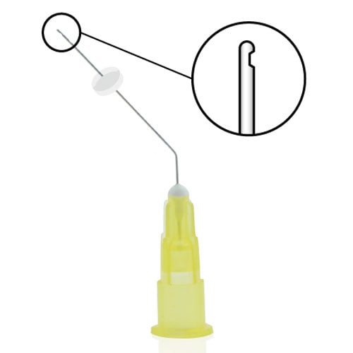 OptiProbe Single Sideport Irrigator Needle Tips, 31ga, 21 mm, Yellow ...