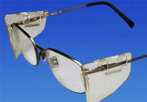 Palmero Side Shields, Clear, Slip-On Rigid Plastic Shields, Easily add ...