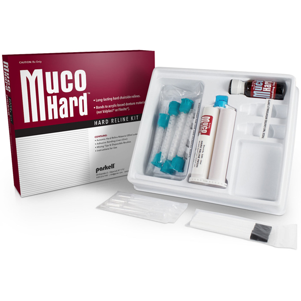 MucoHARD Hard Reline Kit, Translucent Pink, 50ml cartridge ...