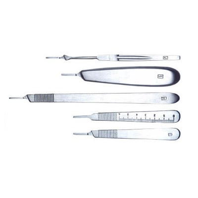 PL Medical Stainless Steel Surgical Blade Handle #4. Single Handle ...